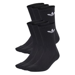 adidas originals Socken 'Trefoil Cushion' Damen Größe 40/42 schwarz / weiß