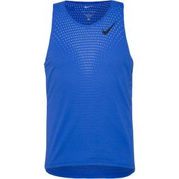 Nike Aeroswift Funktionstank Herren - blau - Gr. XXL
