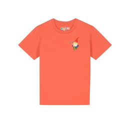 watabout.kids T-Shirt 'Gartenzwerg' Jungen Gr&ouml;&szlig;e 110/116 blau / gr&uuml;n / orange / wei&szlig;