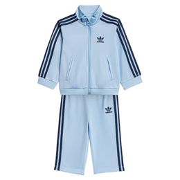 adidas originals Jogginganzug 'Firebird' Jungen Größe 104 navy / hellblau