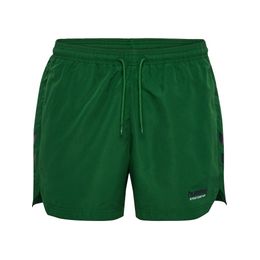 Hummel Badeshorts 'Ned' Herren Größe XXL navy / dunkelgrün / weiß