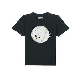 Watabout.kids Shirt 'Planet mit Eis' boy Black size 110/116