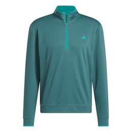 adidas Golf Funktionsshirt 'Lightweight Half-Zip' Herren Größe L petrol / mint