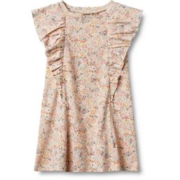 Wheat Kleid Mädchen Größe 122 beige / blau / orange