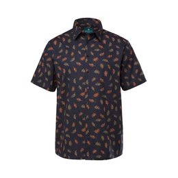 Boston Park Button Up Shirt male Blue size 8XL