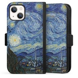 DeinDesign Galaxy A51 Handy Klapph&uuml;lle Handyh&uuml;lle aus Kunst Leder schwarz Flip Case The Starry Night Kunst Sideflip mit Lasche