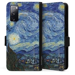 DeinDesign Galaxy S20 Handy Klapph&uuml;lle Handyh&uuml;lle aus Kunst Leder schwarz Flip Case Kunst The Starry Night Sideflip mit Lasche