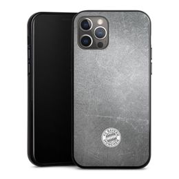 DeinDesign iPhone 12 Pro Handy Silikon H&uuml;lle Case schwarz Handyh&uuml;lle Concrete Fcb Fc Bayern M&uuml;nchen