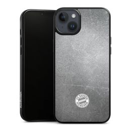 DeinDesign iPhone 14 Plus Handy Silikon H&uuml;lle Case schwarz Handyh&uuml;lle Concrete Fcb Fc Bayern M&uuml;nchen