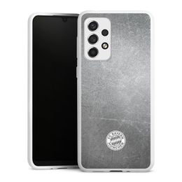 DeinDesign Galaxy A33 5G Handy Silikon H&uuml;lle Case wei&szlig; Handyh&uuml;lle Concrete Fcb Fc Bayern M&uuml;nchen Silikon Case