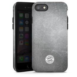 DeinDesign iPhone SE (2022) Handy Panzer Handyh&uuml;lle robuste Outdoor H&uuml;lle Schutzh&uuml;lle matt Concrete Fcb Fc Bayern M&uuml;nchen Tough Case