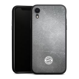 DeinDesign iPhone Xr Handy Premium Silikon H&uuml;lle Handyh&uuml;lle schwarz Case Concrete Fcb Fc Bayern M&uuml;nchen Silikon Premium Case