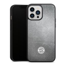 DeinDesign iPhone 13 Pro Max Handy Premium Silikon H&uuml;lle Handyh&uuml;lle schwarz Case Concrete Fcb Fc Bayern M&uuml;nchen Silikon Premium Case