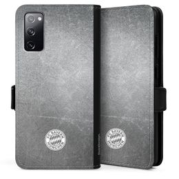 DeinDesign Galaxy S20 Handy Klapph&uuml;lle Handyh&uuml;lle aus Kunst Leder schwarz Flip Case Concrete Fcb Fc Bayern M&uuml;nchen Sideflip mit Lasche