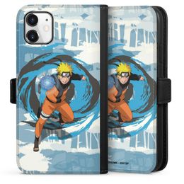DeinDesign iPhone 11 Handy Klapph&uuml;lle Handyh&uuml;lle aus Kunst Leder schwarz Flip Case Official Licensed Product Manga Naruto Shippuden Sideflip mit Lasche