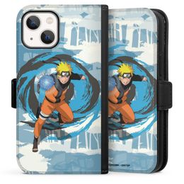DeinDesign Galaxy A51 Handy Klapph&uuml;lle Handyh&uuml;lle aus Kunst Leder schwarz Flip Case Official Licensed Product Manga Naruto Shippuden Sideflip mit Lasche