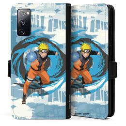 DeinDesign Galaxy S20 Handy Klapph&uuml;lle Handyh&uuml;lle aus Kunst Leder schwarz Flip Case Manga Official Licensed Product Naruto Shippuden Sideflip mit Lasche