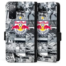 DeinDesign Galaxy S20 Handy Klapph&uuml;lle Handyh&uuml;lle aus Kunst Leder schwarz Flip Case Salzburg Red Bull Fc Red Bull Salzburg Sideflip mit Lasche