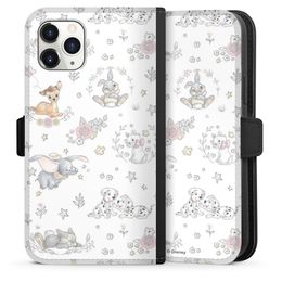 DeinDesign iPhone 11 Pro Handy Klapph&uuml;lle Handyh&uuml;lle aus Kunst Leder schwarz Flip Case Disney Dumbo Bambi Sideflip mit Lasche