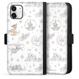 DeinDesign iPhone 11 Handy Klapph&uuml;lle Handyh&uuml;lle aus Kunst Leder schwarz Flip Case Disney Dumbo Bambi Sideflip mit Lasche