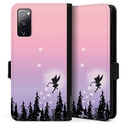 DeinDesign Galaxy S20 Handy Klapph&uuml;lle Handyh&uuml;lle aus Kunst Leder schwarz Flip Case Official Licensed Product Tinkerbells Disney Sideflip mit Lasche