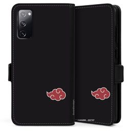 DeinDesign Galaxy S20 Handy Klapph&uuml;lle Handyh&uuml;lle aus Kunst Leder schwarz Flip Case Akatsuki Official Licensed Product Naruto Shippuden Sideflip mit Lasche