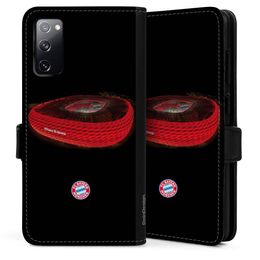DeinDesign Galaxy S20 Handy Klapph&uuml;lle Handyh&uuml;lle aus Kunst Leder schwarz Flip Case Fc Bayern M&uuml;nchen Fcb Official Licensed Product Stadium Sideflip mit Lasche