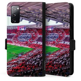 DeinDesign Galaxy S20 Handy Klapph&uuml;lle Handyh&uuml;lle aus Kunst Leder schwarz Flip Case Stadium Fcb Fc Bayern M&uuml;nchen Sideflip mit Lasche