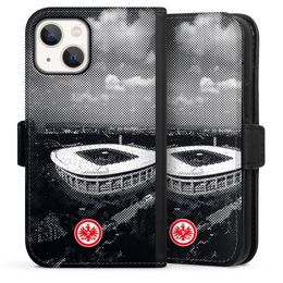 DeinDesign Galaxy A51 Handy Klapph&uuml;lle Handyh&uuml;lle aus Kunst Leder schwarz Flip Case Eintracht Frankfurt Sge Stadium Sideflip mit Lasche