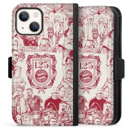 DeinDesign Galaxy A51 Handy Klapph&uuml;lle Handyh&uuml;lle aus Kunst Leder schwarz Flip Case Official Licensed Product Fcb 125 Jahre Fc Bayern M&uuml;nchen Sideflip mit Lasche