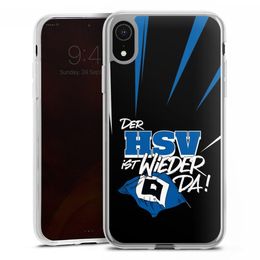 DeinDesign iPhone Xr Handy Silikon H&uuml;lle Case transparent Handyh&uuml;lle Ascent Hamburger Sv Hsv Silikon Case