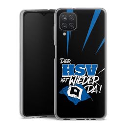 DeinDesign Galaxy A12 Handy Silikon H&uuml;lle Case transparent Handyh&uuml;lle Hsv Ascent Hamburger Sv Silikon Case