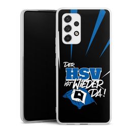 DeinDesign Galaxy A53 5G Handy Silikon H&uuml;lle Case transparent Handyh&uuml;lle Hsv Ascent Hamburger Sv Silikon Case