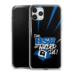 DeinDesign iPhone 11 Pro Max Handy Silikon H&uuml;lle Case transparent Handyh&uuml;lle Ascent Hamburger Sv Hsv Silikon Case