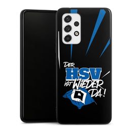 DeinDesign Galaxy A53 5G Handy Silikon H&uuml;lle Case schwarz Handyh&uuml;lle Hsv Ascent Hamburger Sv