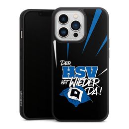 DeinDesign iPhone 13 Pro Handy Premium Silikon H&uuml;lle Handyh&uuml;lle schwarz Case Ascent Hamburger Sv Hsv Silikon Premium Case