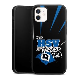 DeinDesign iPhone 12 mini Handy Premium Silikon H&uuml;lle Handyh&uuml;lle schwarz Case Ascent Hamburger Sv Hsv Silikon Premium Case