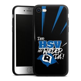 DeinDesign iPhone SE (2020) Handy Premium Silikon H&uuml;lle Handyh&uuml;lle schwarz Case Hsv Ascent Hamburger Sv Silikon Premium Case