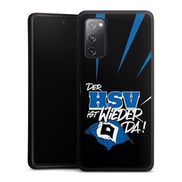DeinDesign Galaxy S20 FE Handy Premium Silikon H&uuml;lle Handyh&uuml;lle schwarz Case Hsv Ascent Hamburger Sv Silikon Premium Case