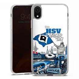 DeinDesign iPhone Xr Handy Silikon H&uuml;lle Case transparent Handyh&uuml;lle Ascent Hamburger Sv Official Licensed Product Silikon Case