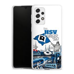 DeinDesign Galaxy A33 5G Handy Silikon H&uuml;lle Case transparent Handyh&uuml;lle Ascent Official Licensed Product Hamburger Sv Silikon Case