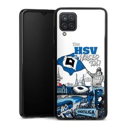 DeinDesign Galaxy A12 Handy Silikon H&uuml;lle Case schwarz Handyh&uuml;lle Ascent Official Licensed Product Hamburger Sv