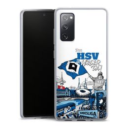 DeinDesign Galaxy S20 FE Handy Silikon H&uuml;lle Case transparent Handyh&uuml;lle Ascent Official Licensed Product Hamburger Sv Silikon Case