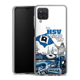 DeinDesign Galaxy A12 Handy Silikon H&uuml;lle Case transparent Handyh&uuml;lle Ascent Official Licensed Product Hamburger Sv Silikon Case