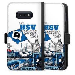 DeinDesign Galaxy S10e Handy Klapphülle Handyhülle aus Kunst Leder schwarz Flip Case Hamburger Sv Ascent Official Licensed Product Sideflip mit Lasche