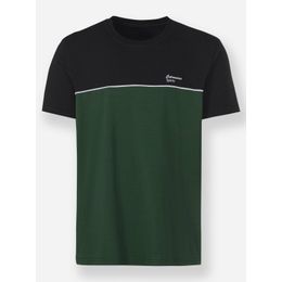 Catamaran Sports Herren Sportshirt mit einfarbigem R&uuml;ckenteil, moos, Gr&ouml;&szlig;e 48/50