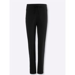 WITT Damen Bengalinhose mit verstellbarem Bindeband, schwarz, Gr&ouml;&szlig;e 54
