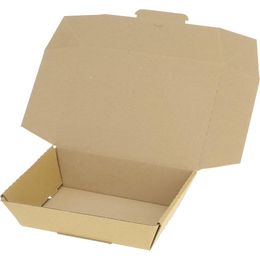 ratioform flow Stapel-Faltschachtel, vorgefaltet mit Steckverschluss, Innenma&szlig;e 225 x 225 x 70 mm, ab 500 Stk