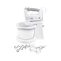 Bosch Handmixer ErgoMixx standn'bowl MFQ36460 wei&szlig;/grau, 450 Watt, mit Sch&uuml;ssel und Ger&auml;test&auml;nder
