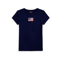 Polo Ralph Lauren T-Shirt Mädchen Größe 144/154 navy / rot / weiß